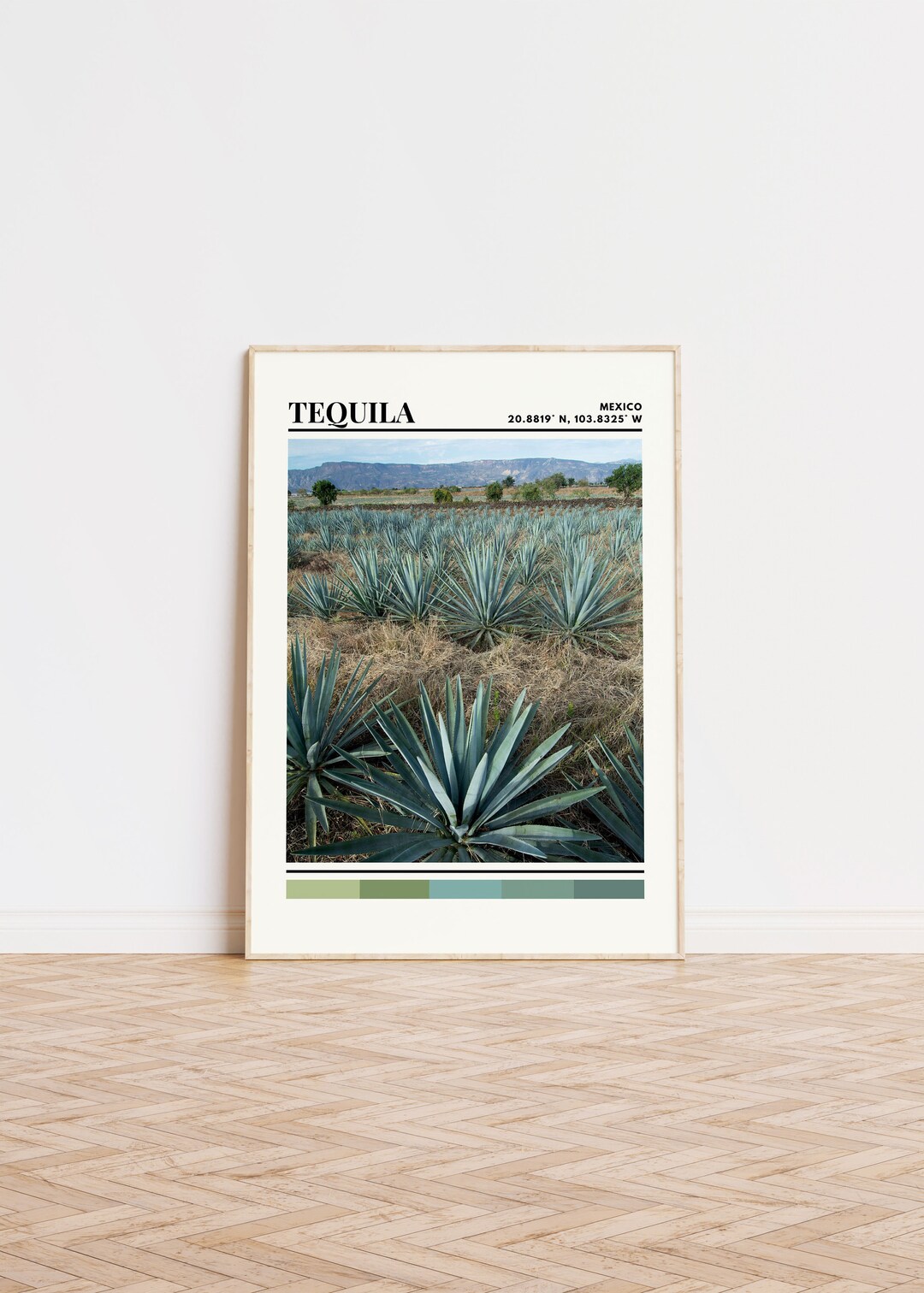 Tequila Poster, Jalisco Print, Jalisco Art, Tequila Travel Poster ...