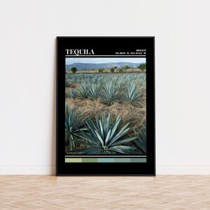 Tequila Poster, Jalisco Print, Jalisco Art, Tequila Travel Poster ...