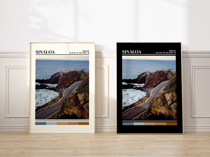 Sinaloa Poster, Sinaloa Print, Sinaloa Art, Sinaloa Travel Poster ...