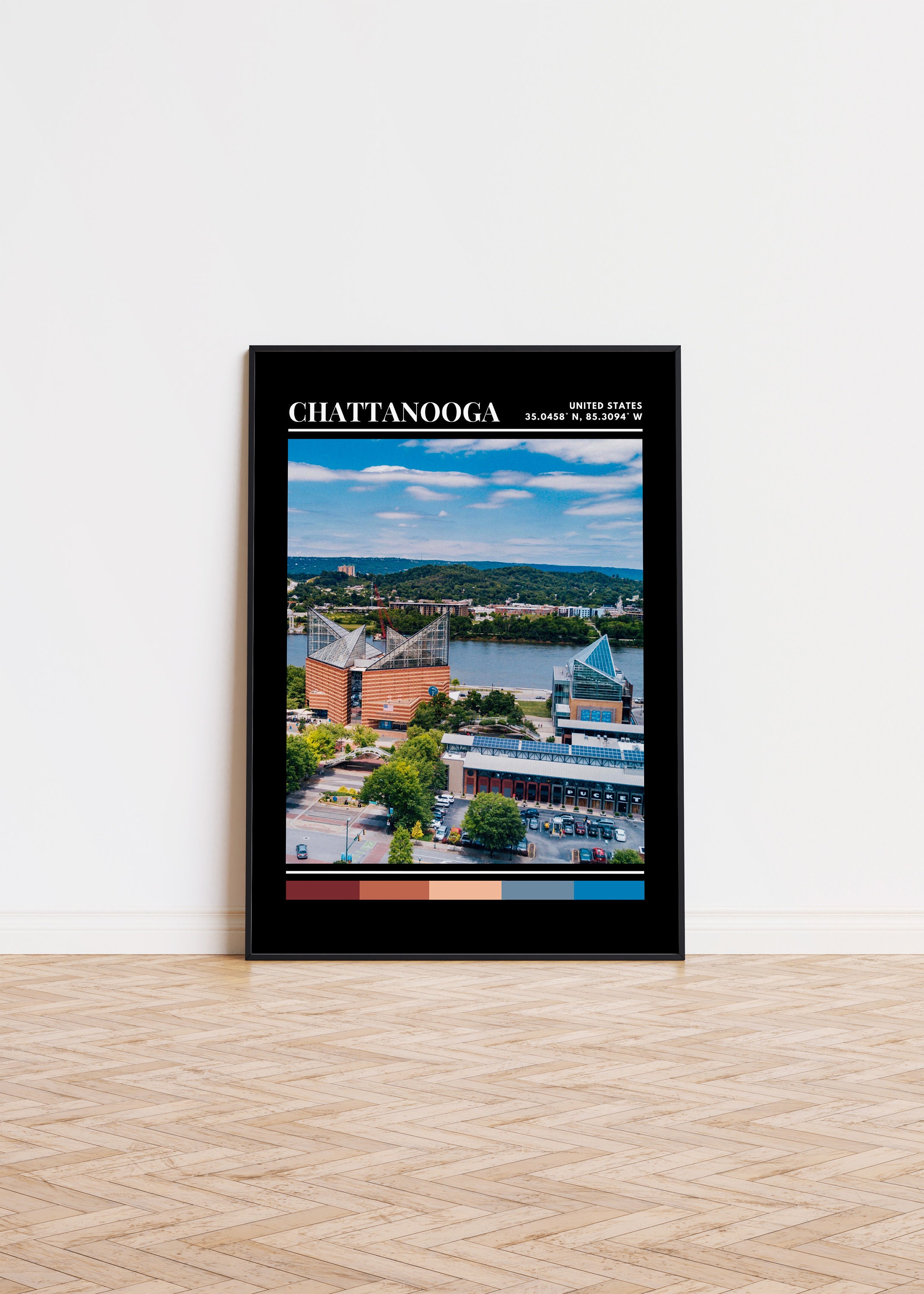 Chattanooga Poster, Chattanooga Print, Chattanooga Art, Chattanooga ...