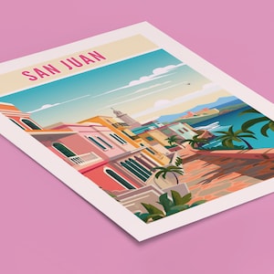 San Juan Travel Poster, San Juan Print, San Juan Wall Art, San Juan ...
