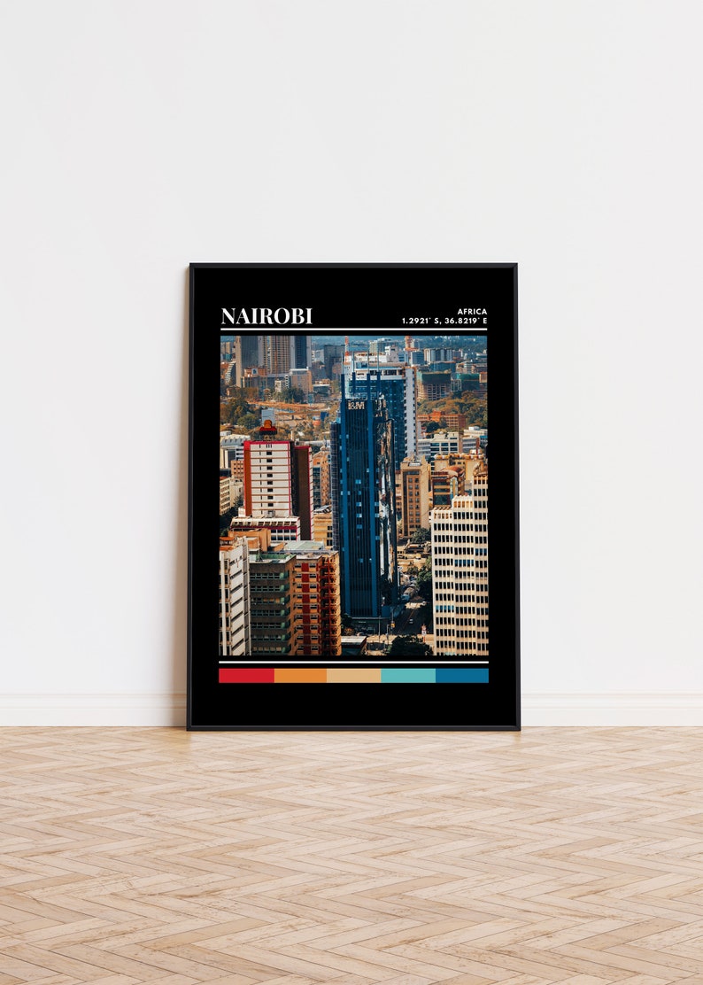 Nairobi Poster, Nairobi Print, Nairobi Art, Nairobi Travel Poster ...