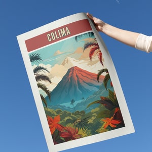 Colima Travel Poster, Colima Print, Colima Wall Art, Colima Artwork ...