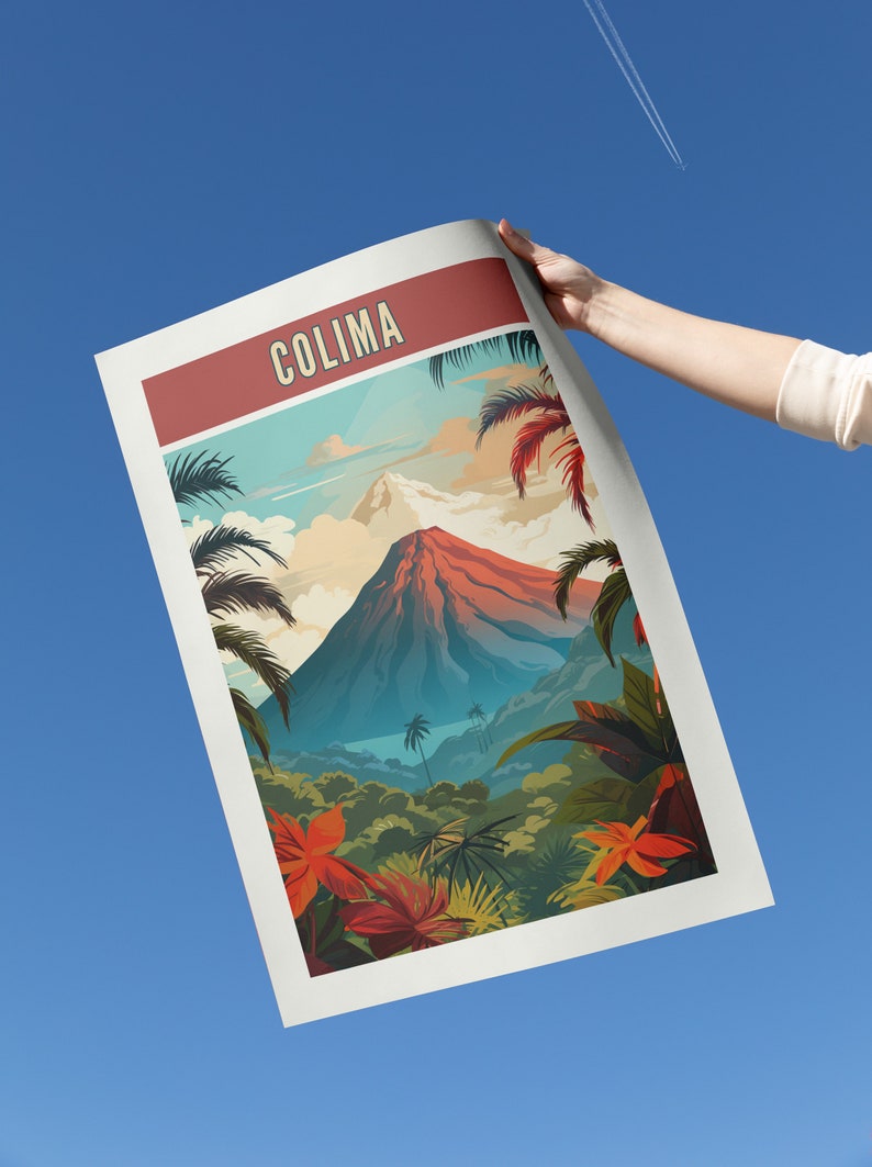 Colima Travel Poster, Colima Print, Colima Wall Art, Colima Artwork ...