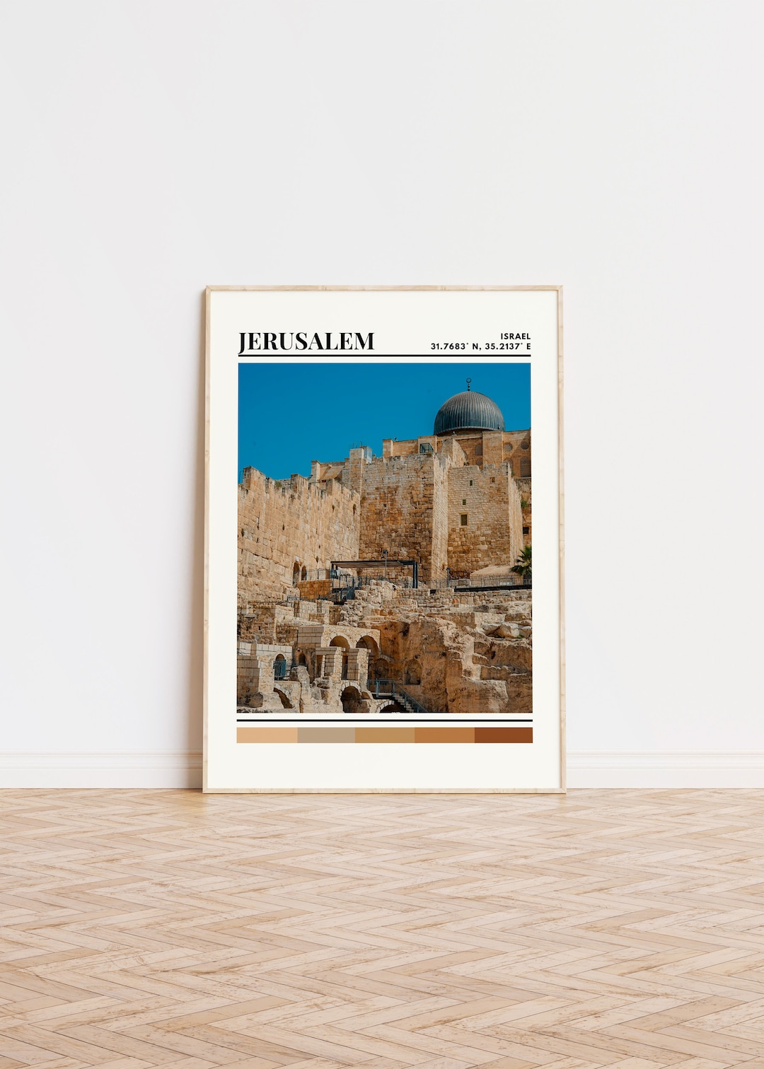 Jerusalem Poster, Jerusalem Print, Jerusalem Art, Jerusalem Travel ...