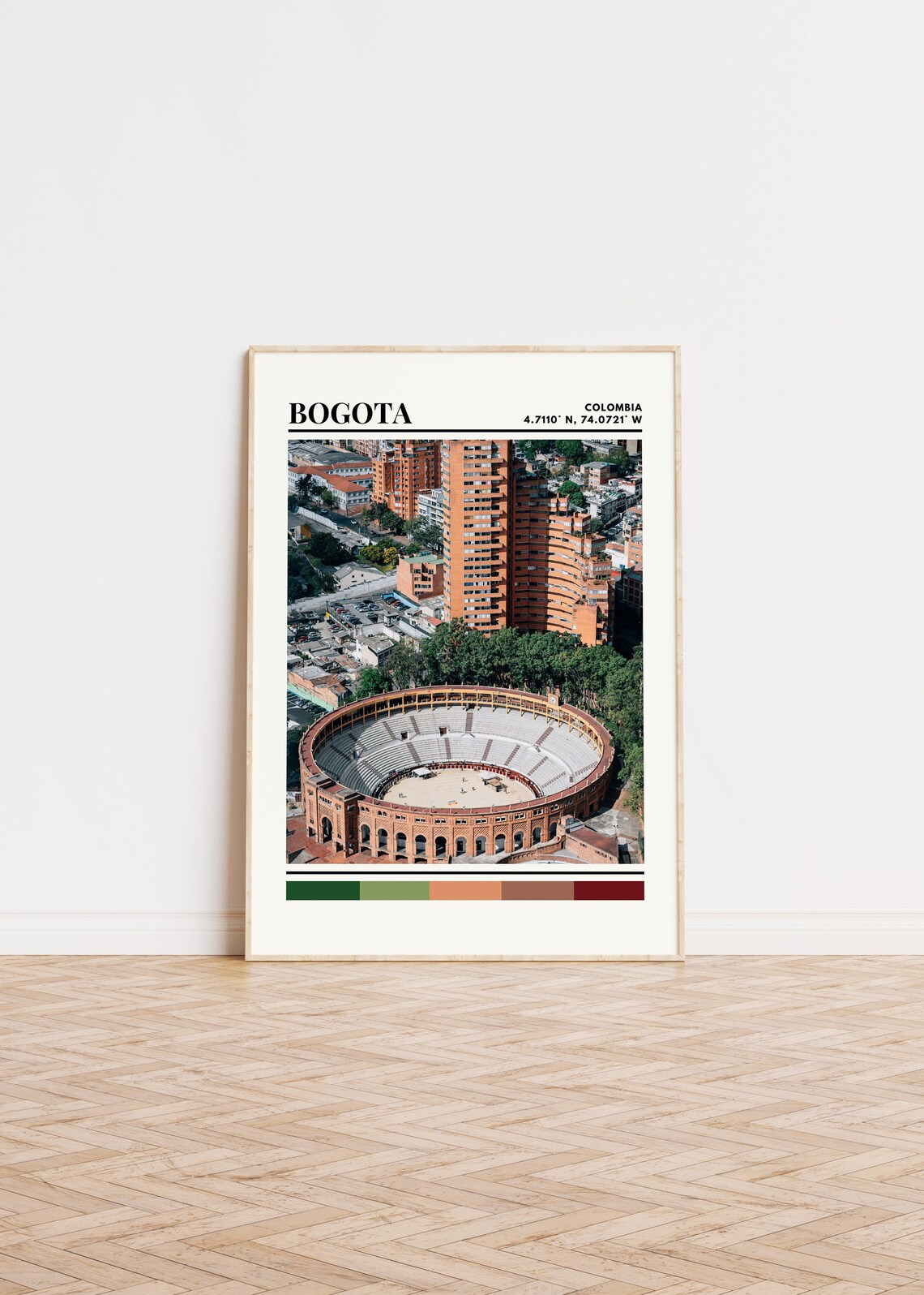 Bogota Poster, Bogota Print, Bogota Art, Bogota Travel Poster, Bogota ...