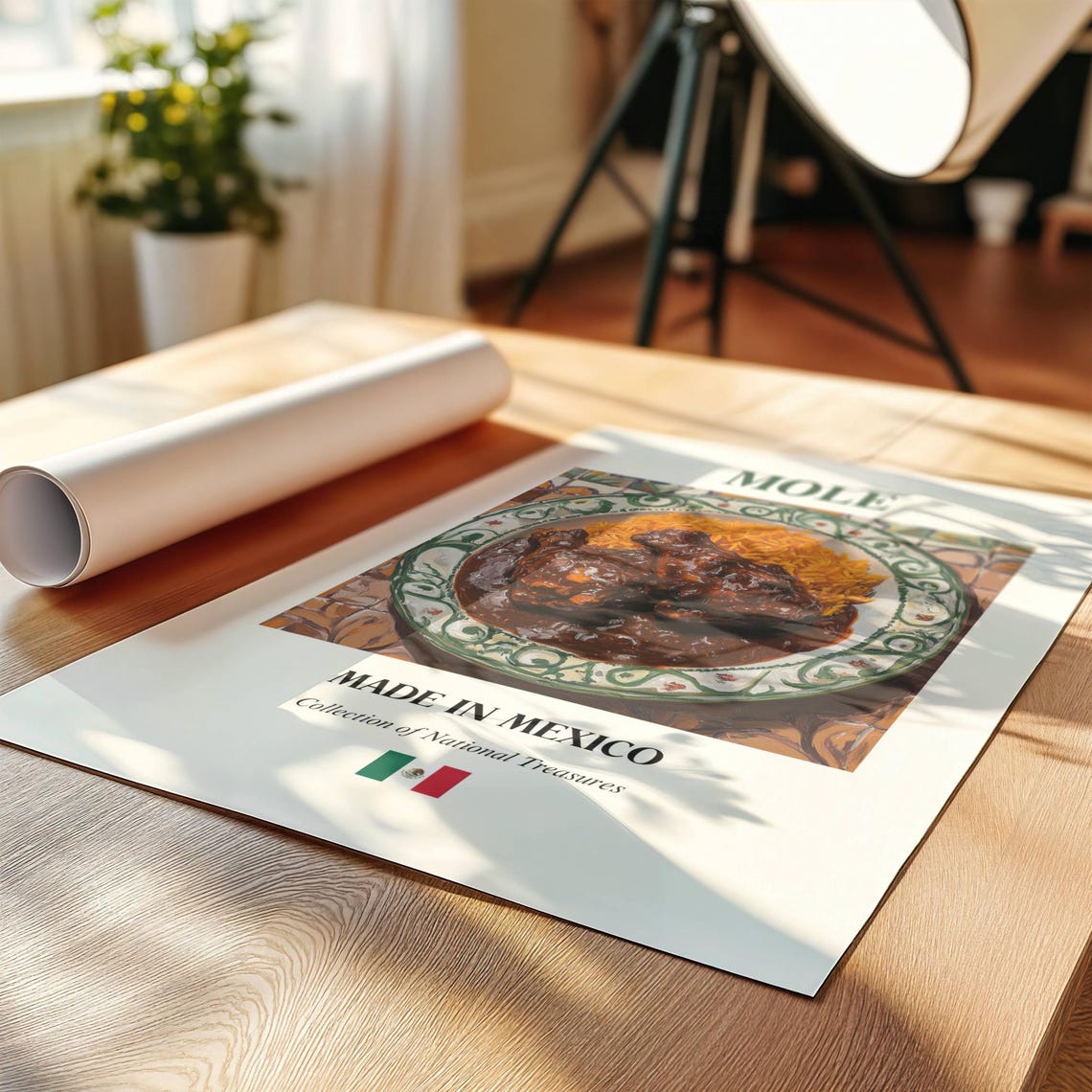 Mole Poster, Traditional Mexican Food Wall Art, Kitchen & Café Decor ...