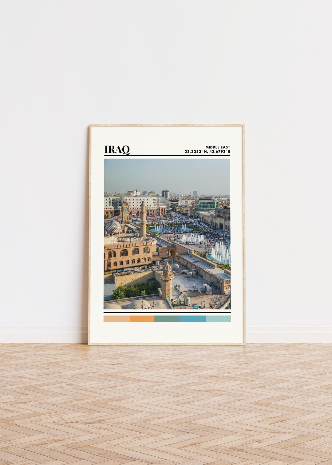 Iraq Poster, Iraq Print, Iraq Art, Iraq Travel Poster, Iraq Wall Decor ...