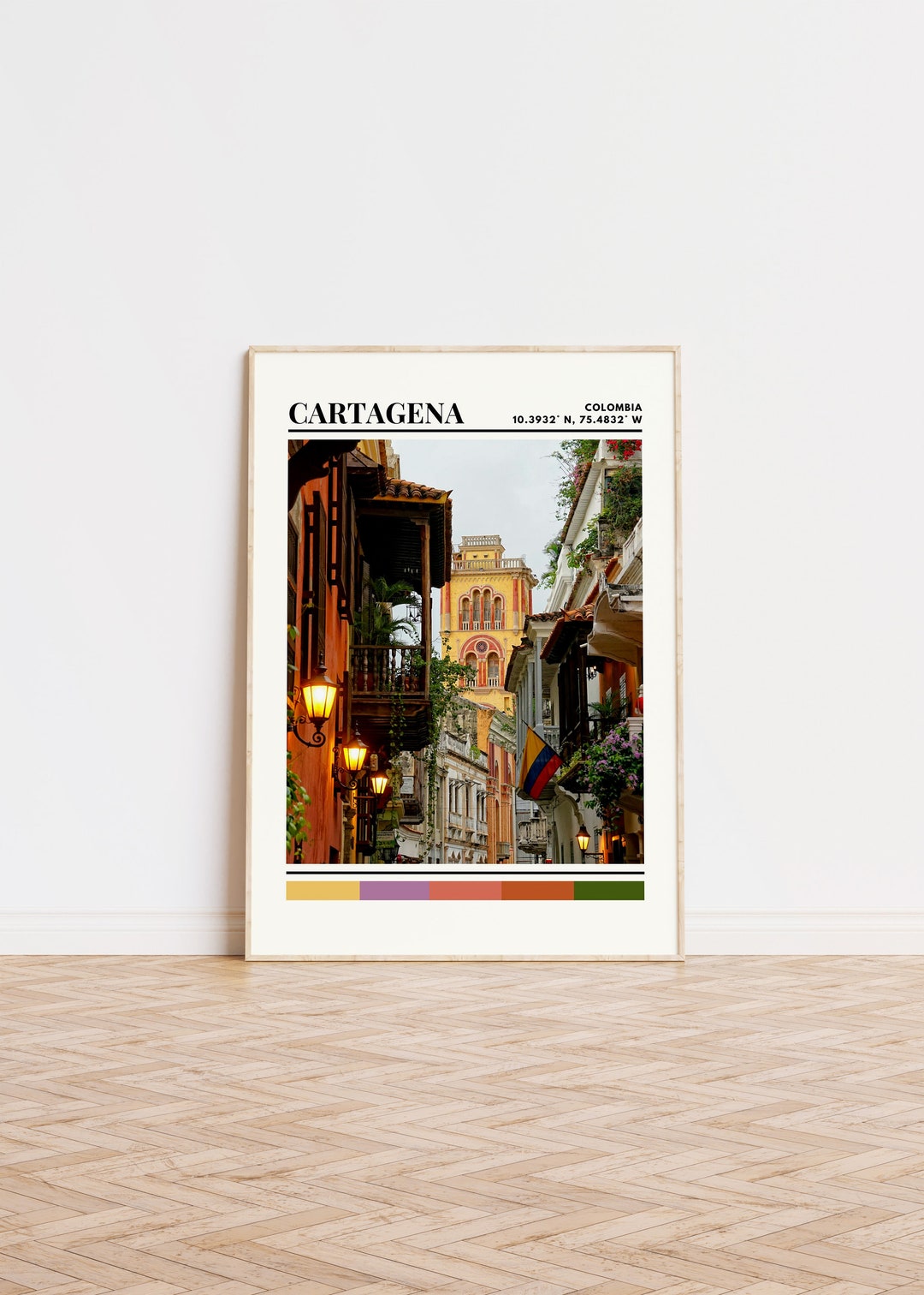Cartagena Poster, Cartagena Print, Cartagena Art, Cartagena Travel ...