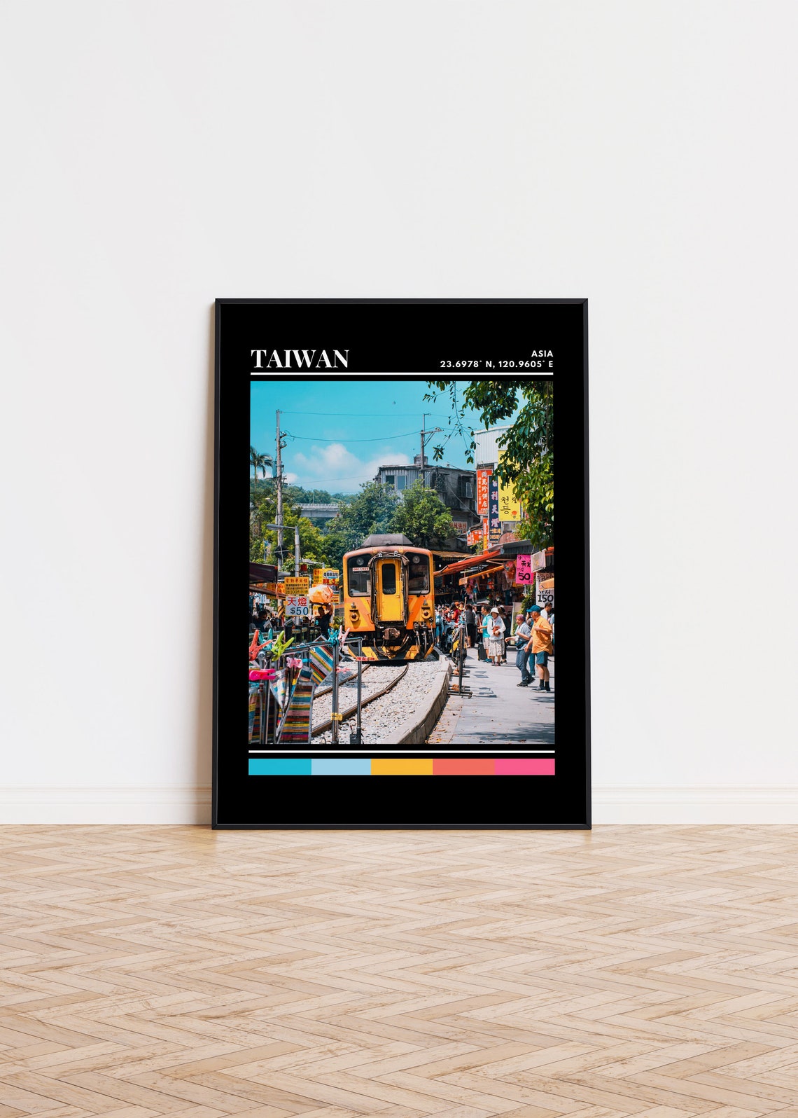 Taiwan Poster, Taiwan Print, Taiwan Art, Taiwan Travel Poster, Taiwan ...