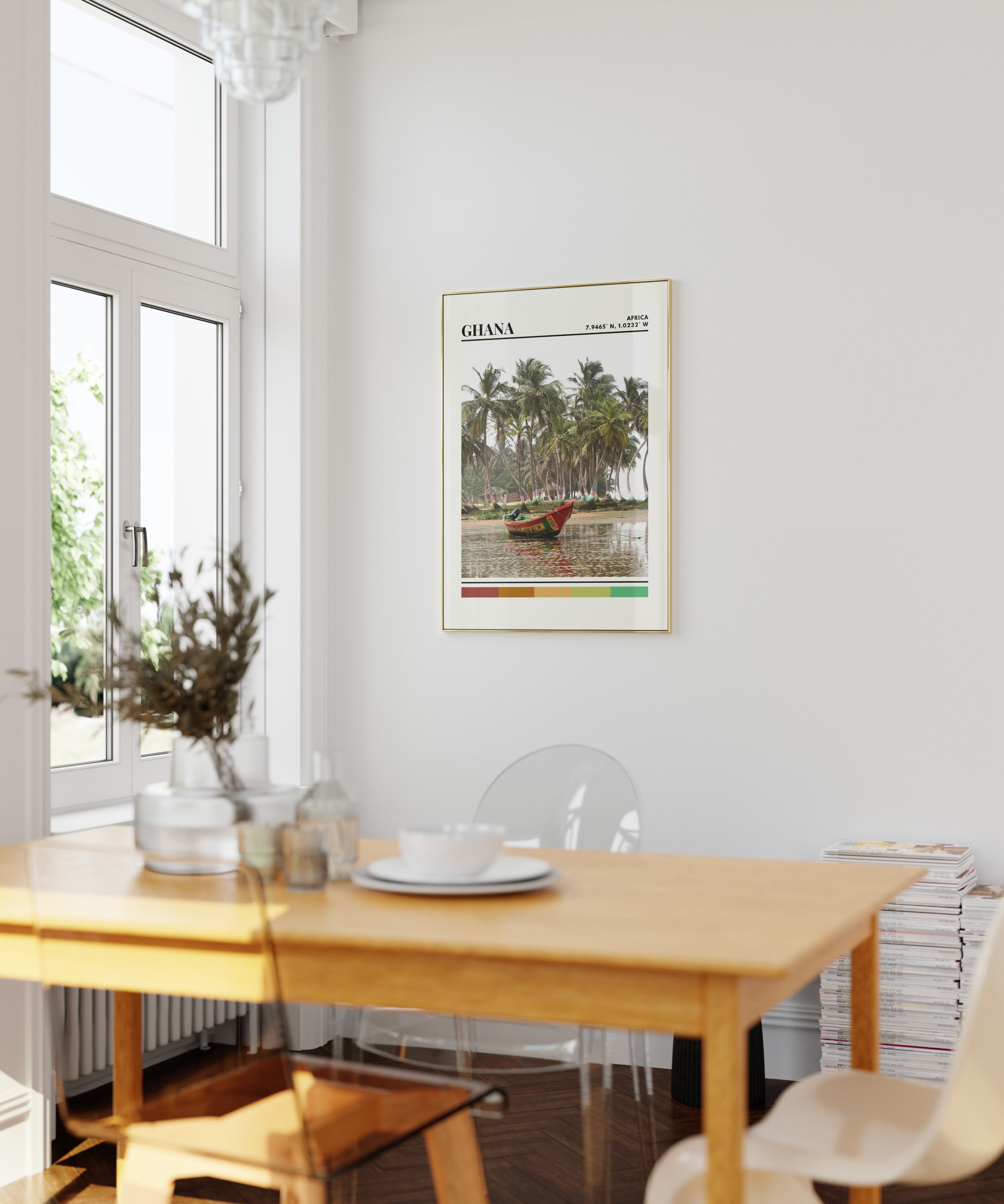 Ghana Poster, Ghana Print, Ghana Art, Ghana Travel Poster, Ghana Wall ...