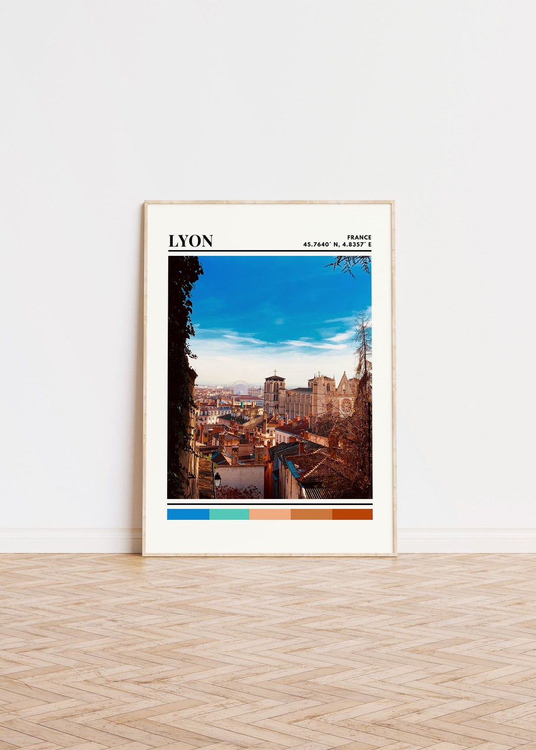 Lyon Poster, Lyon Print, Lyon Art, Lyon Travel Poster, Lyon Wall Decor ...