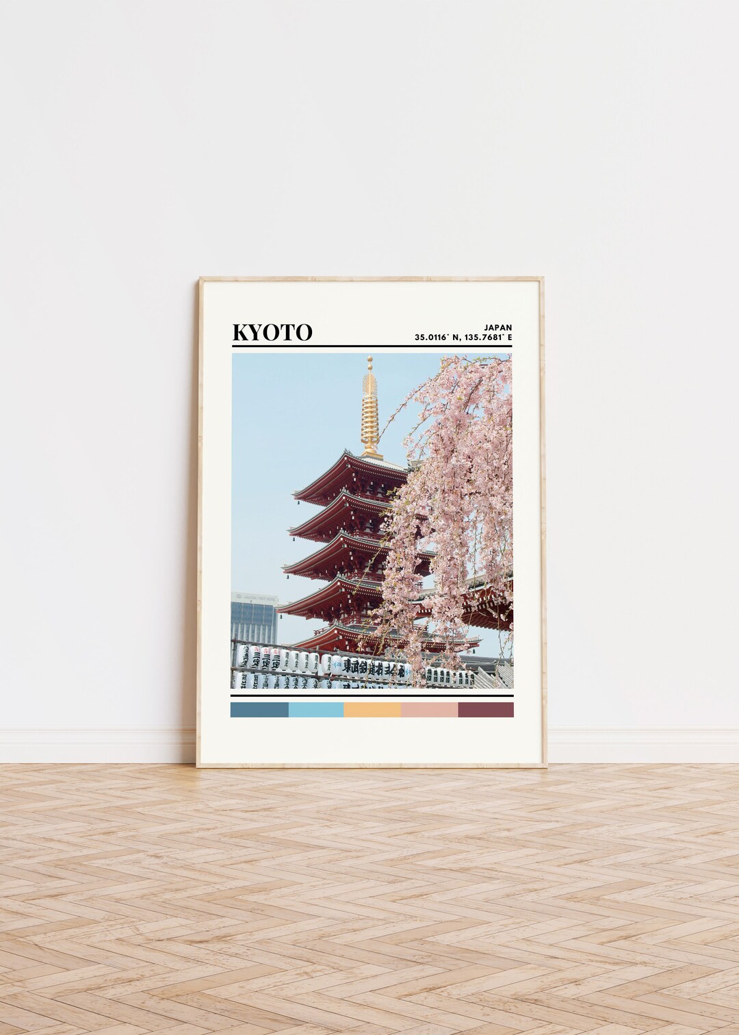 Kyoto Poster, Kyoto Print, Kyoto Art, Kyoto Travel Poster, Kyoto Wall ...