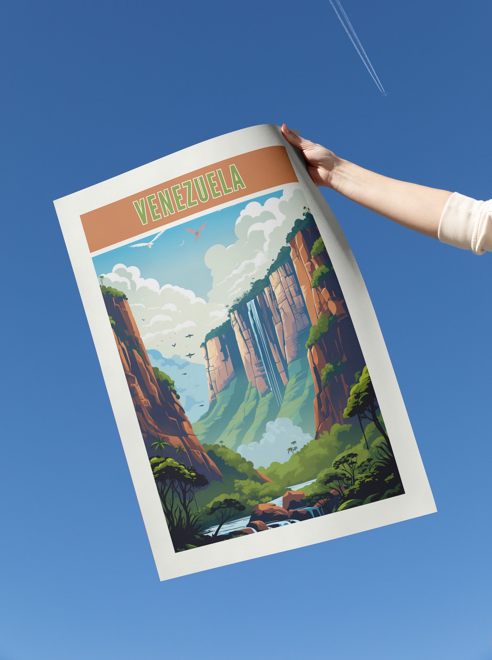 Venezuela Travel Poster, Venezuela Print, Venezuela Wall Art, Venezuela ...