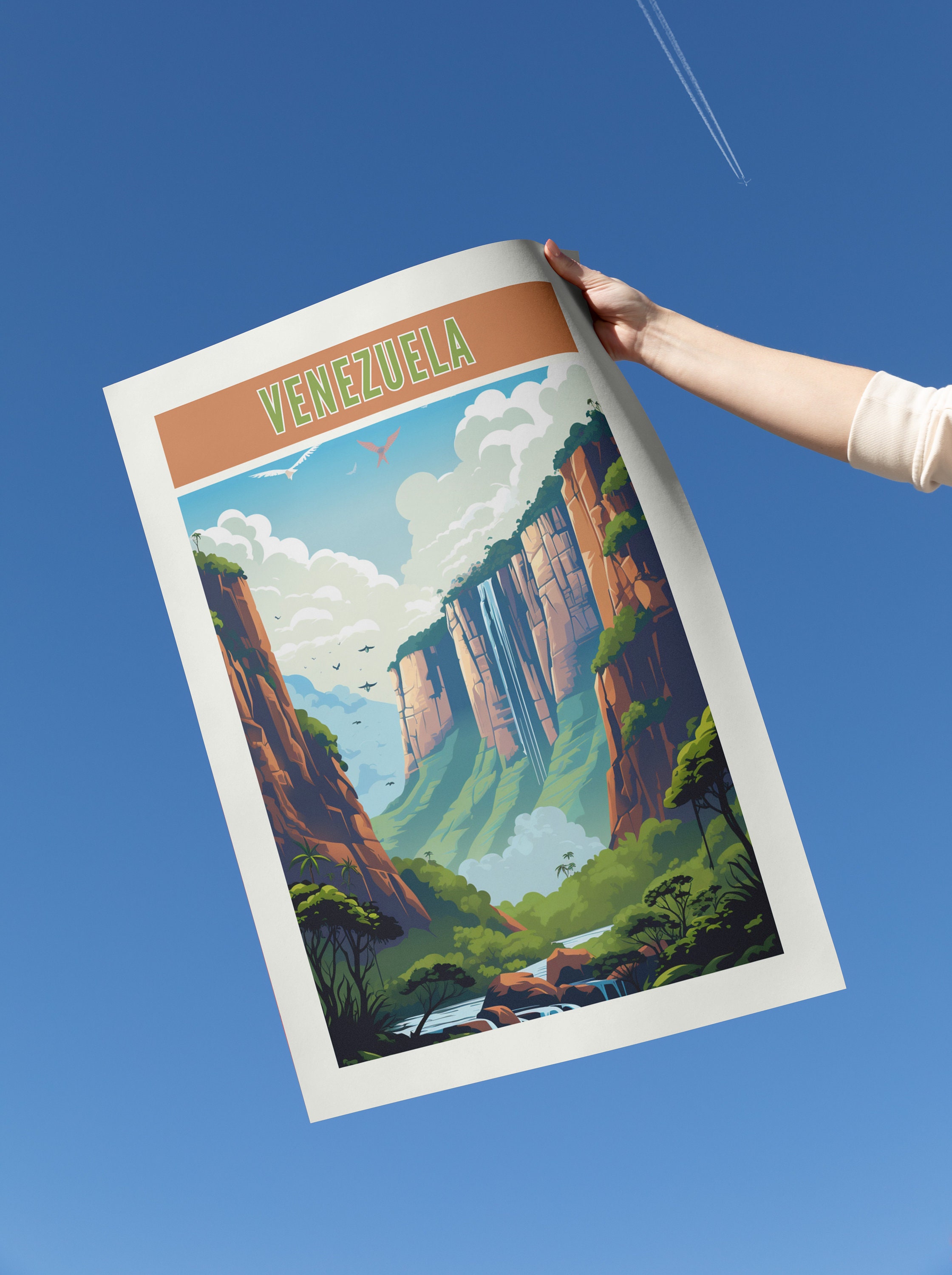 Venezuela Travel Poster, Venezuela Print, Venezuela Wall Art, Venezuela ...