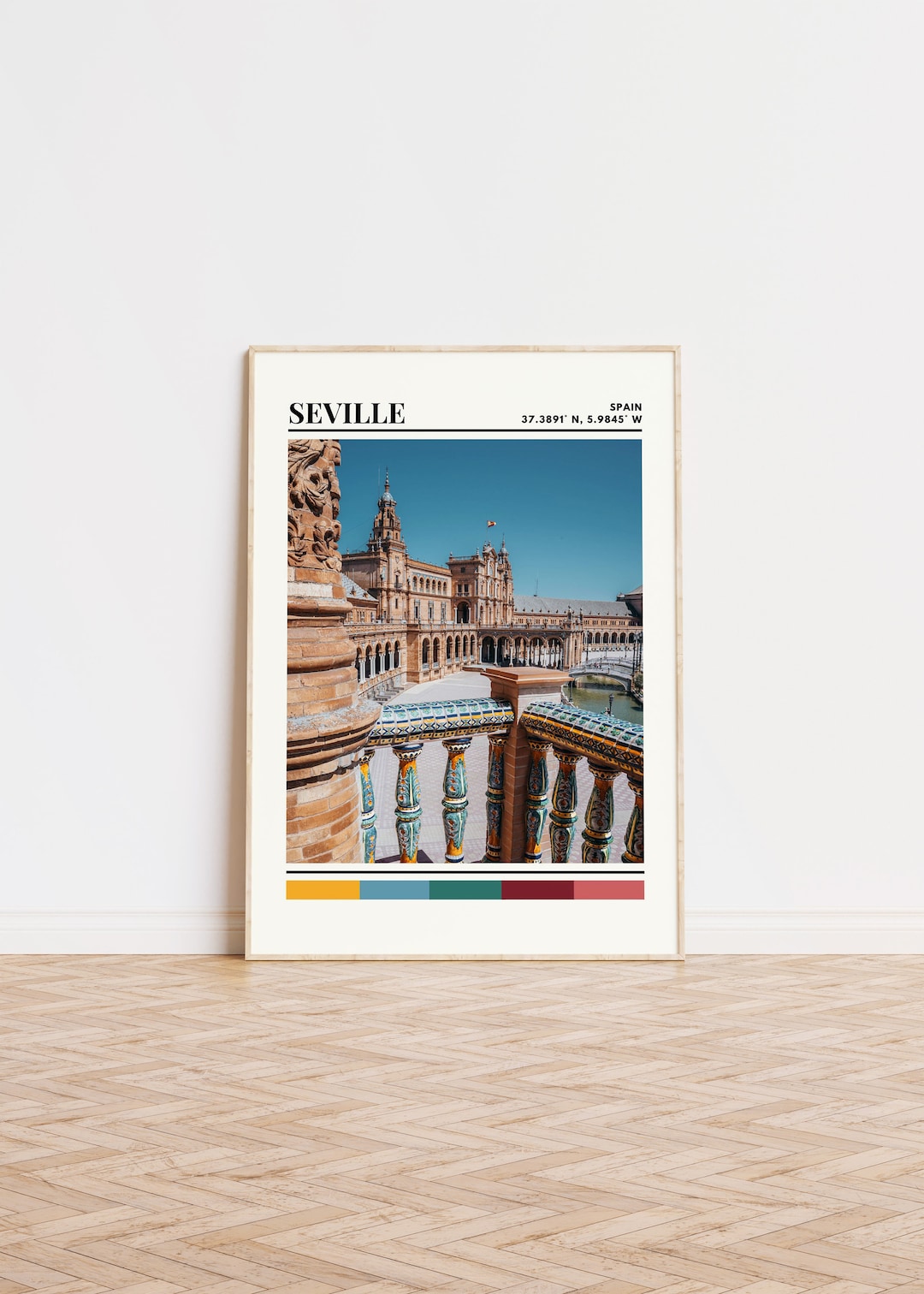 Seville Poster, Seville Print, Seville Art, Seville Travel Poster ...