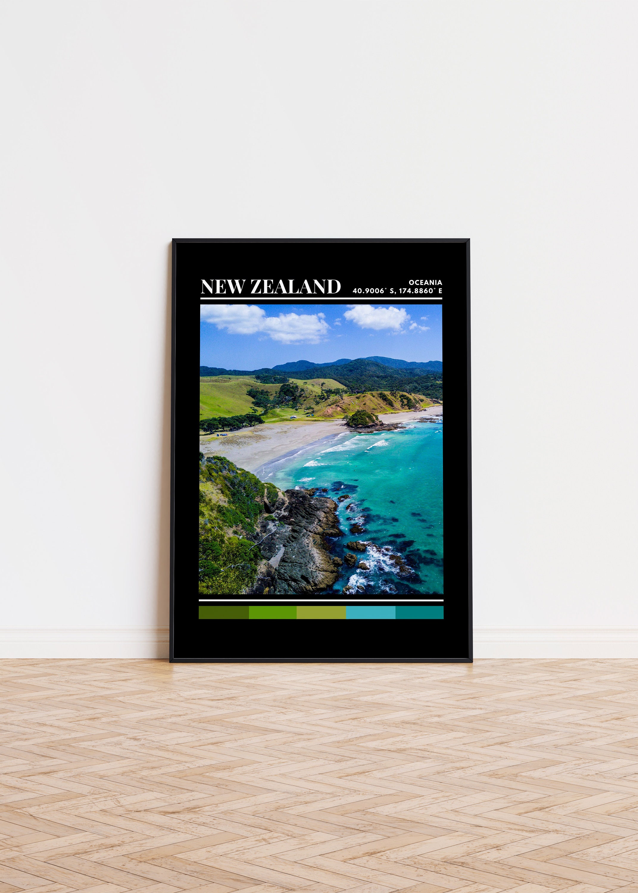 New Zealand Poster New Zealand Print New Zealand Art New - Etsy