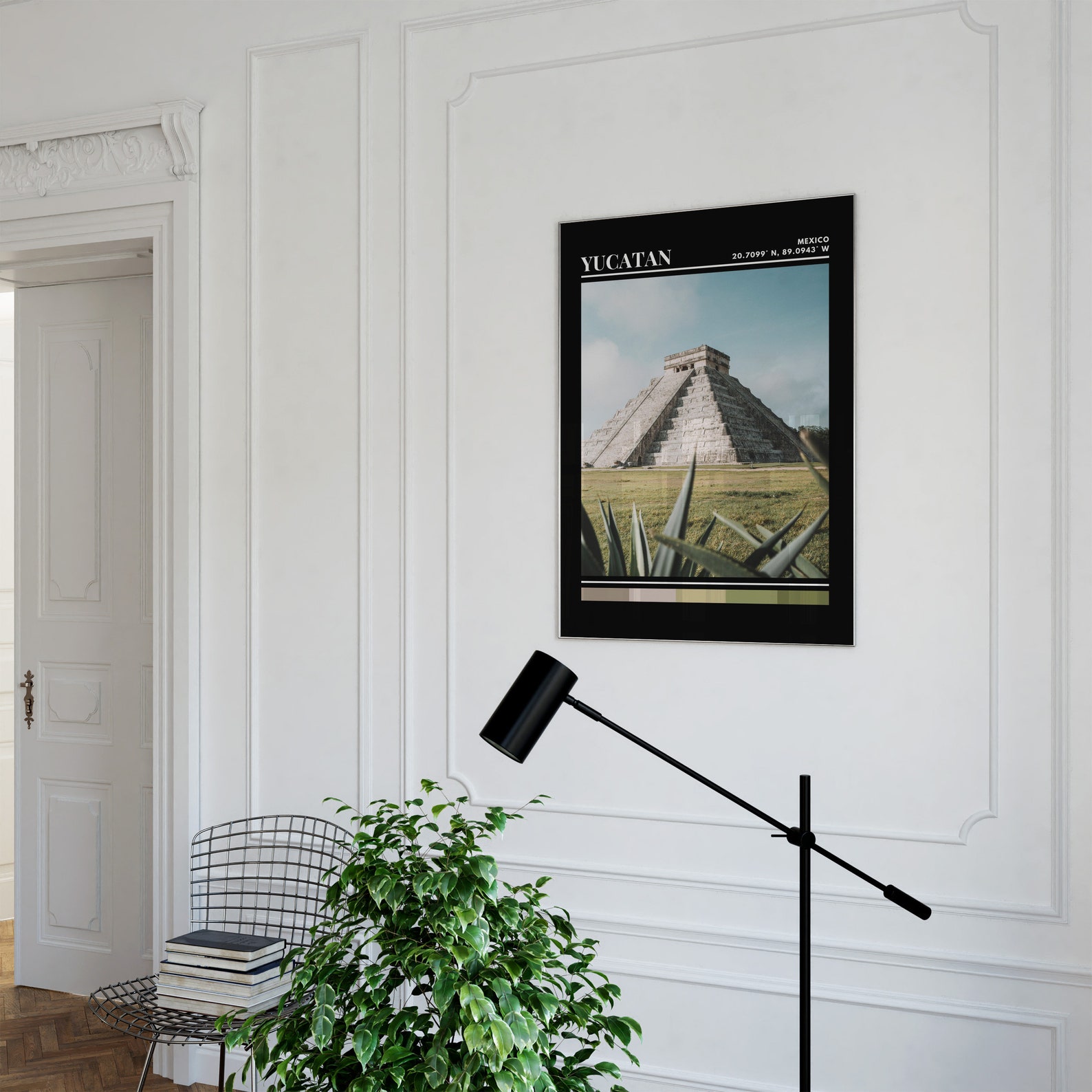 Yucatan Poster, Yucatan Print, Yucatan Art, Yucatan Travel Poster ...