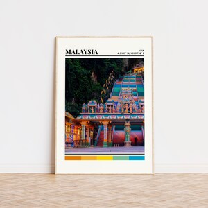 Malaysia Poster, Malaysia Print, Malaysia Art, Malaysia Travel Poster ...