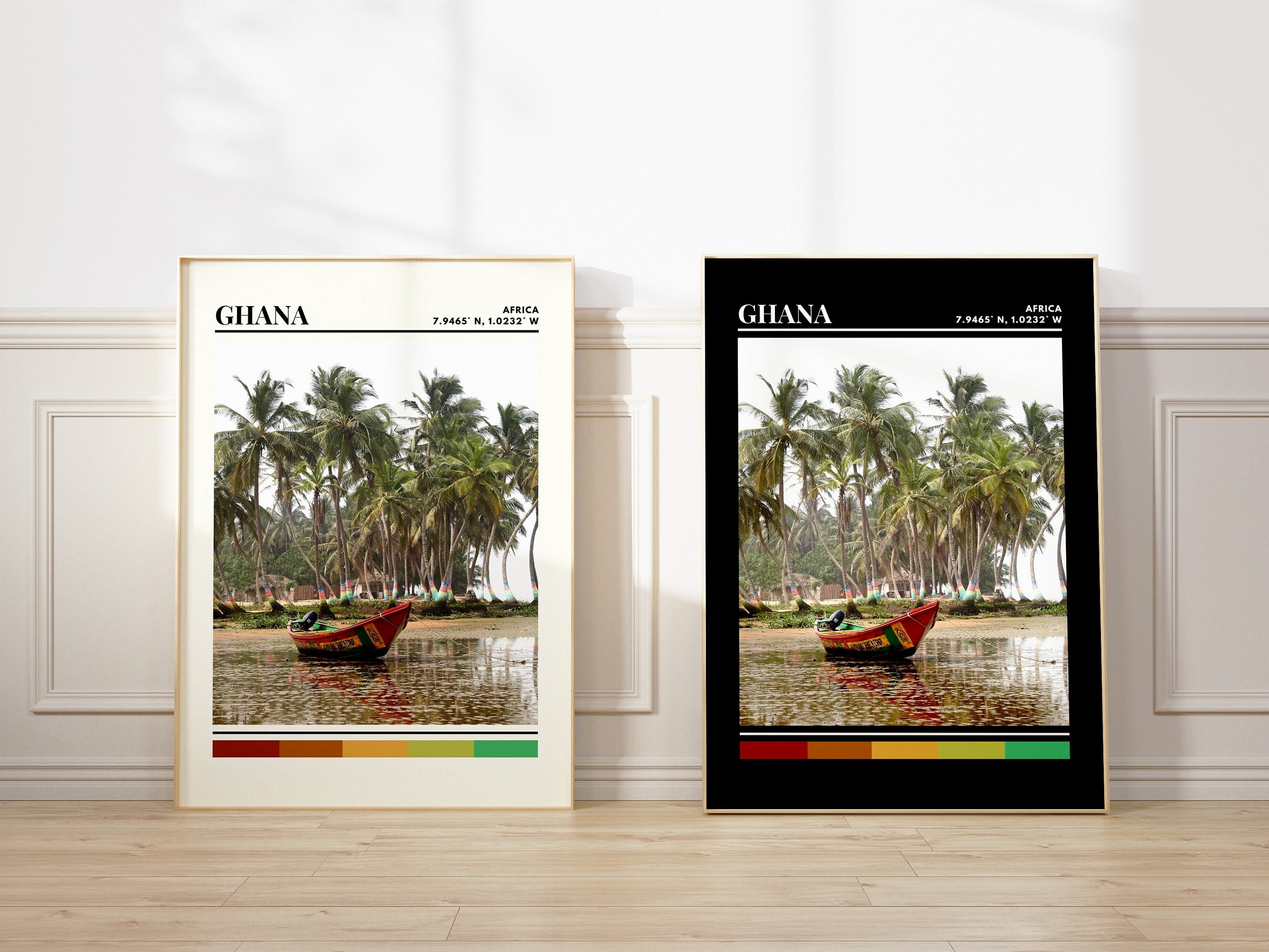 Ghana Poster, Ghana Print, Ghana Art, Ghana Travel Poster, Ghana Wall ...