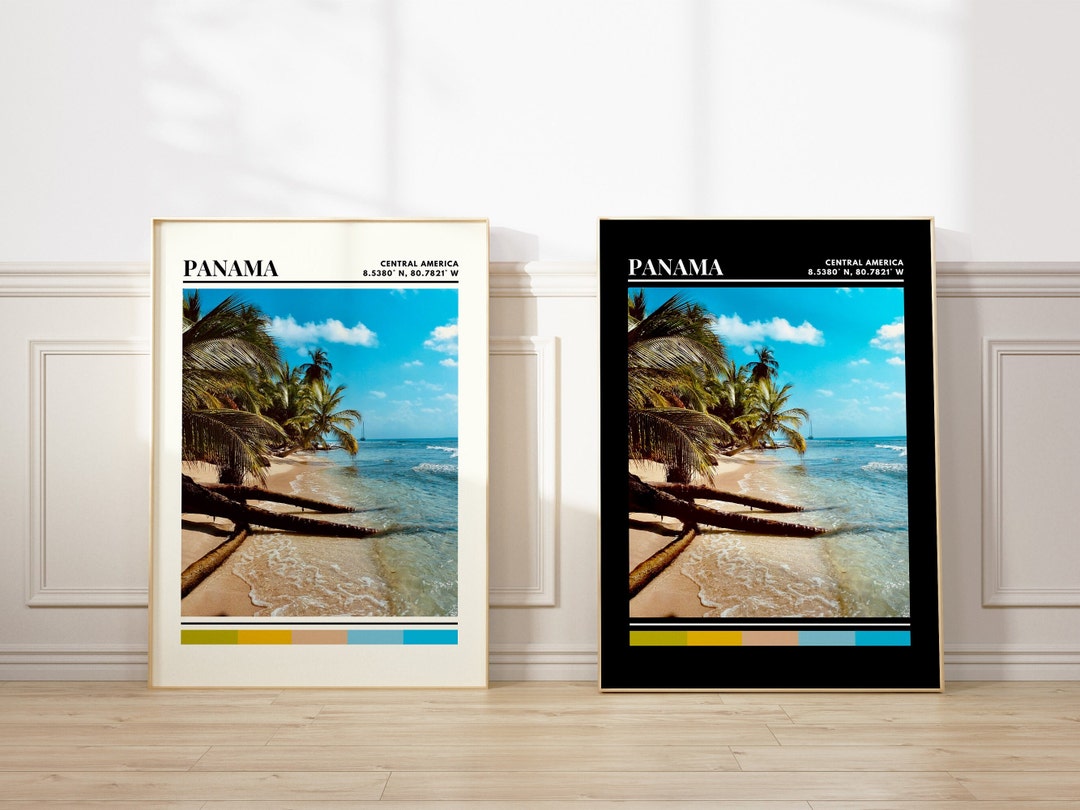 Panama Poster Panama Print Panama Art Panama Travel Poster - Etsy