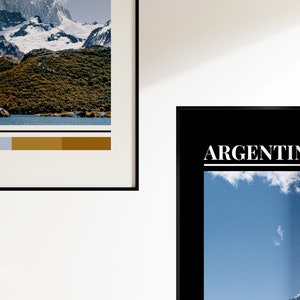 Argentina Poster, Argentina Print, Argentina Art, Argentina Travel Poster, Argentina Wall Decor ...