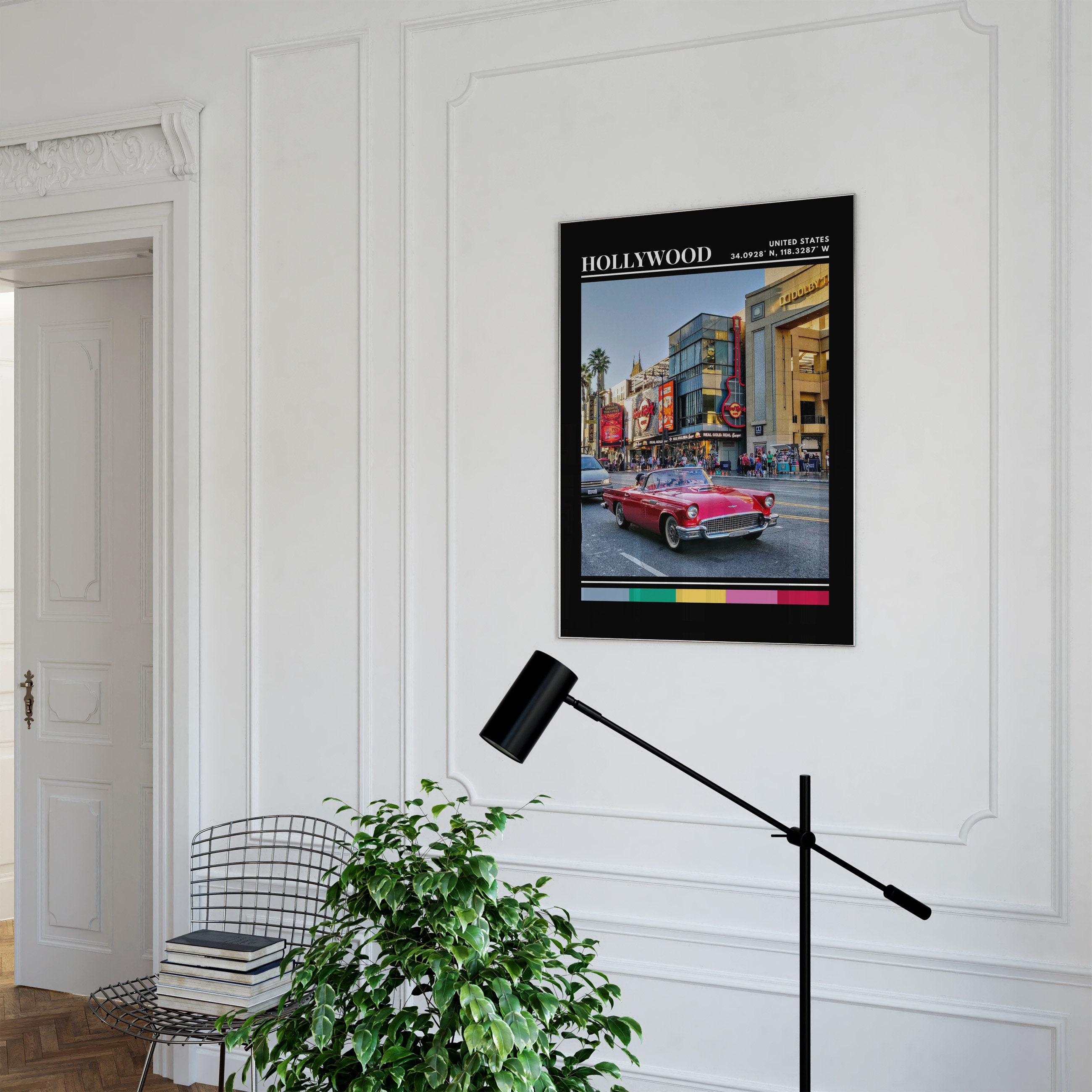 Hollywood Poster, Hollywood Print, Hollywood Art, Hollywood Travel ...