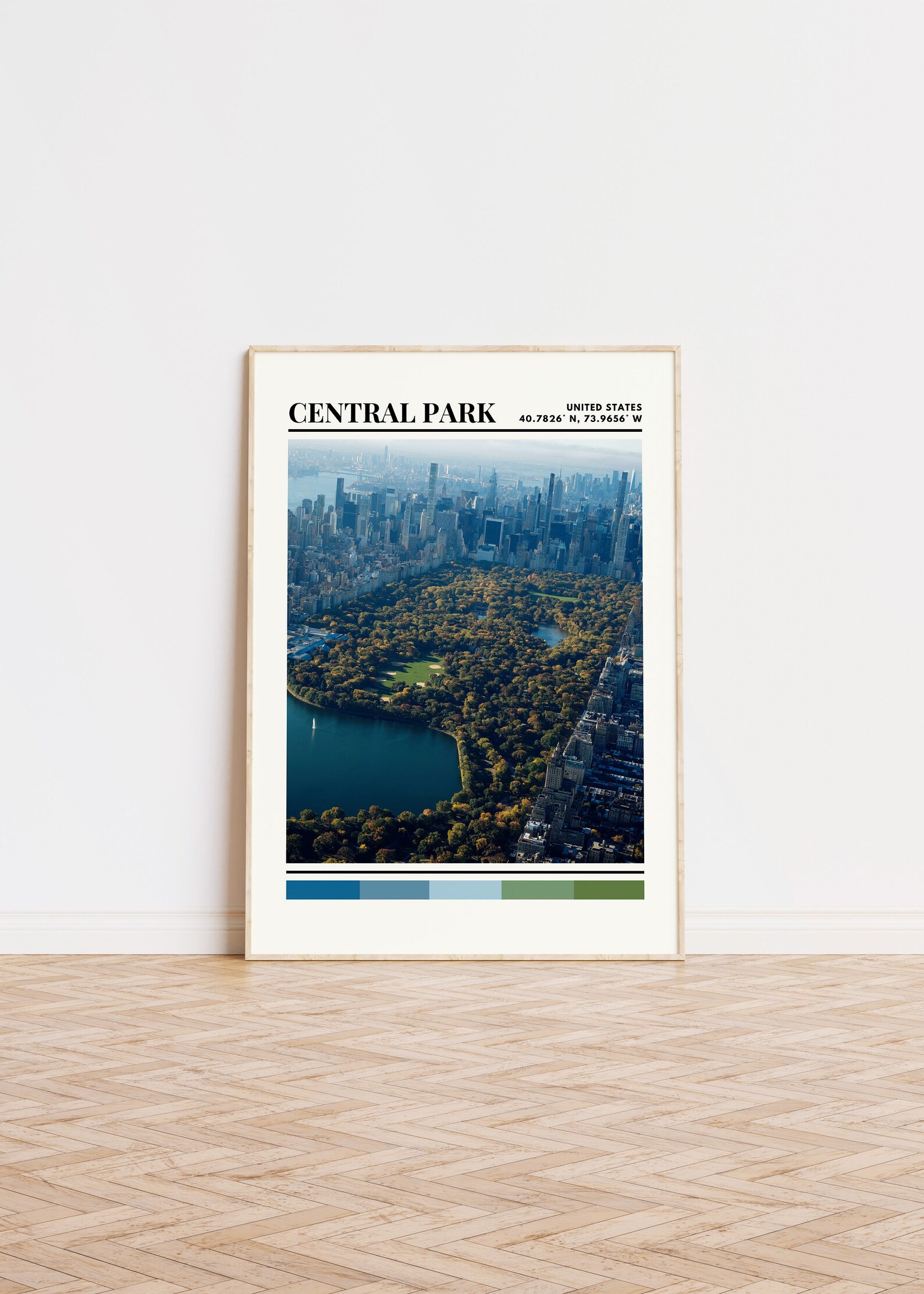 Central Park Poster, Central Park Print, Central Park Art, Central Park ...