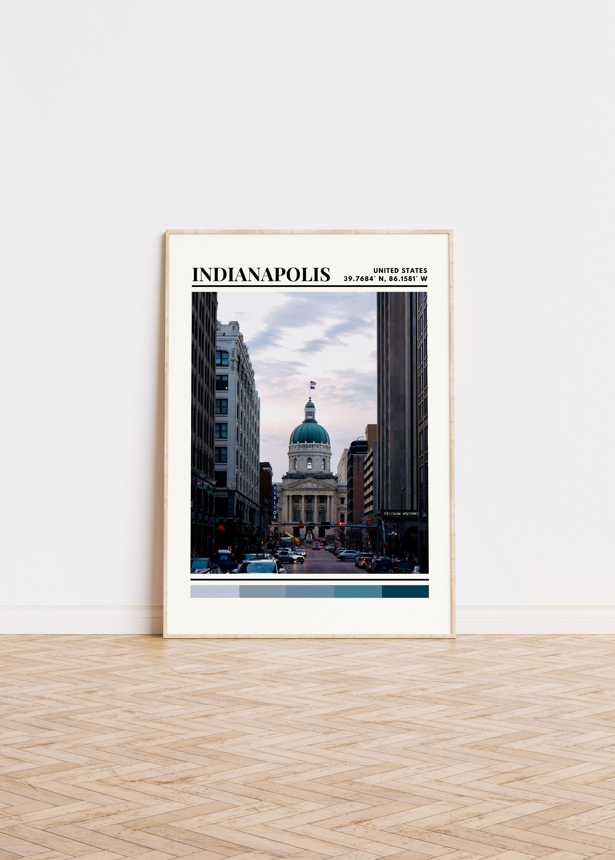 Indianapolis Poster, Indianapolis Print, Indianapolis Art, Indianapolis ...