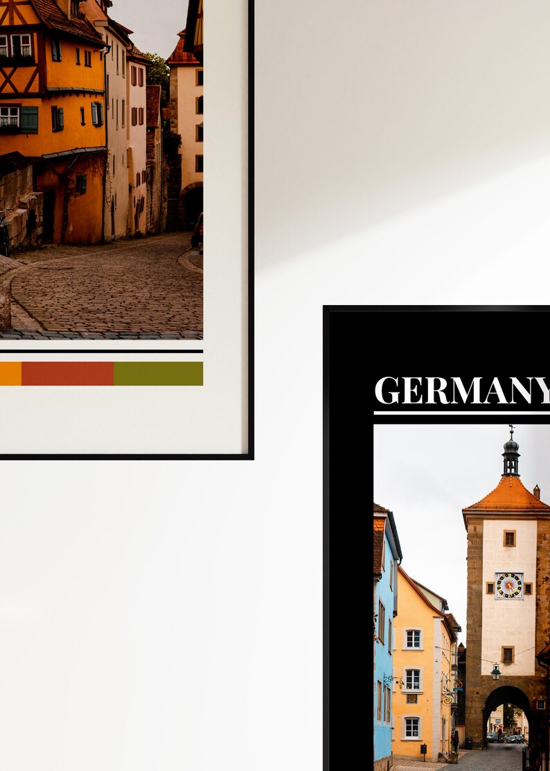 Germany Poster, Germany Print, Germany Art, Germany Travel Poster ...
