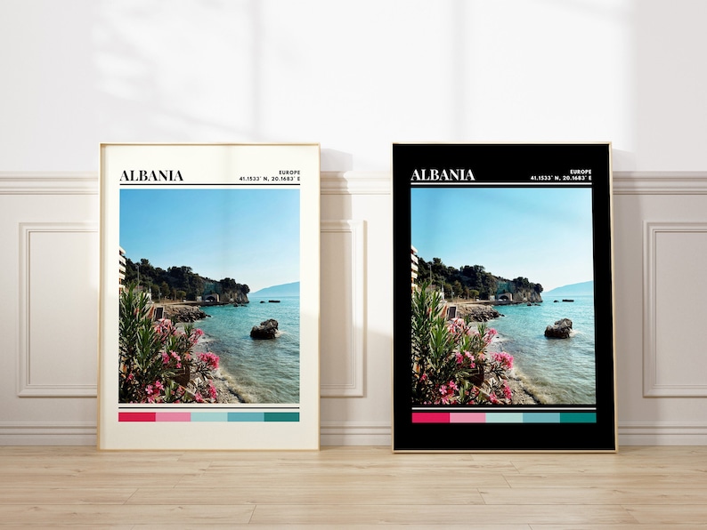 Albania Poster, Albania Print, Albania Art, Albania Travel Poster ...