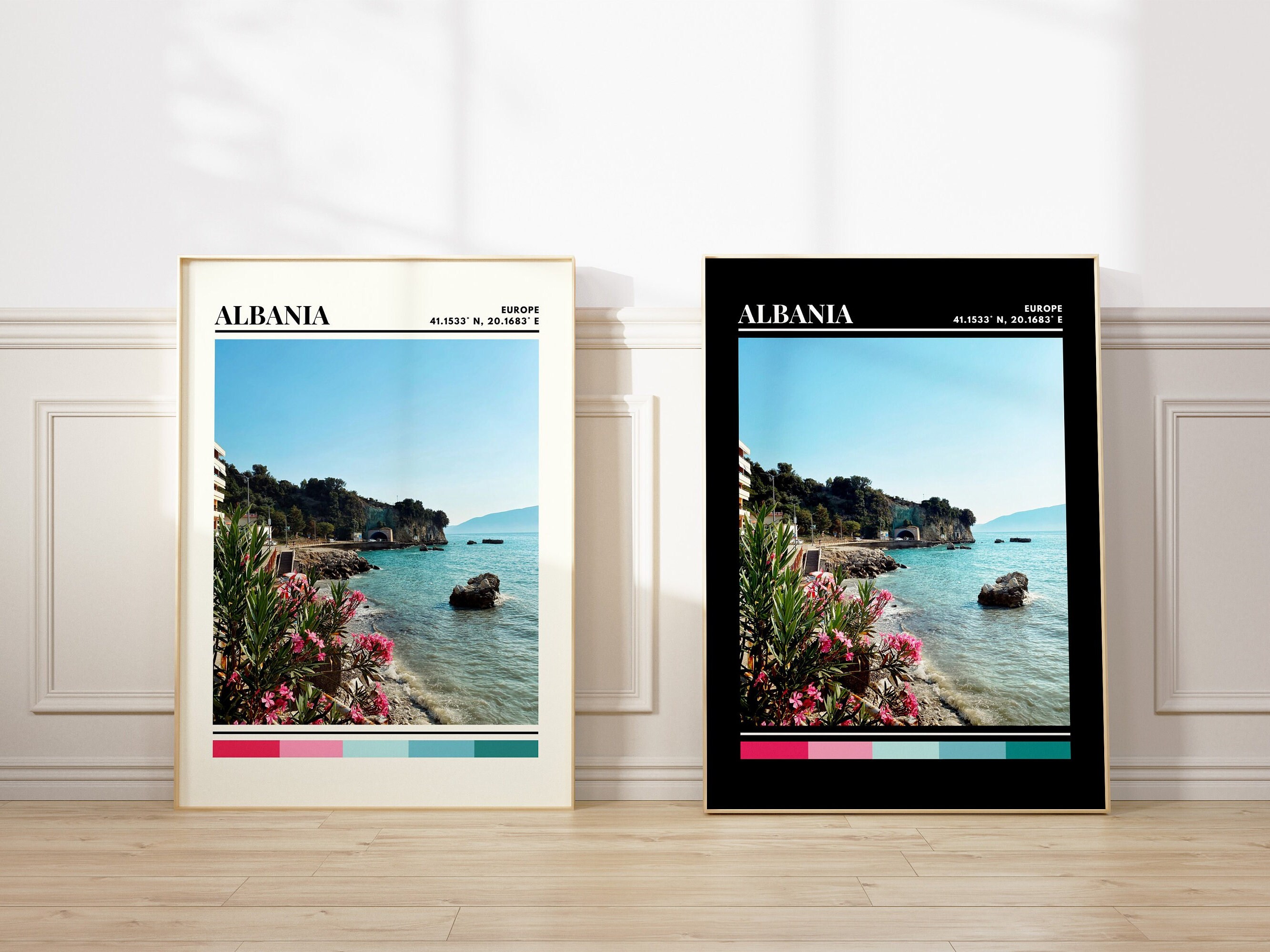Albania Poster, Albania Print, Albania Art, Albania Travel Poster ...