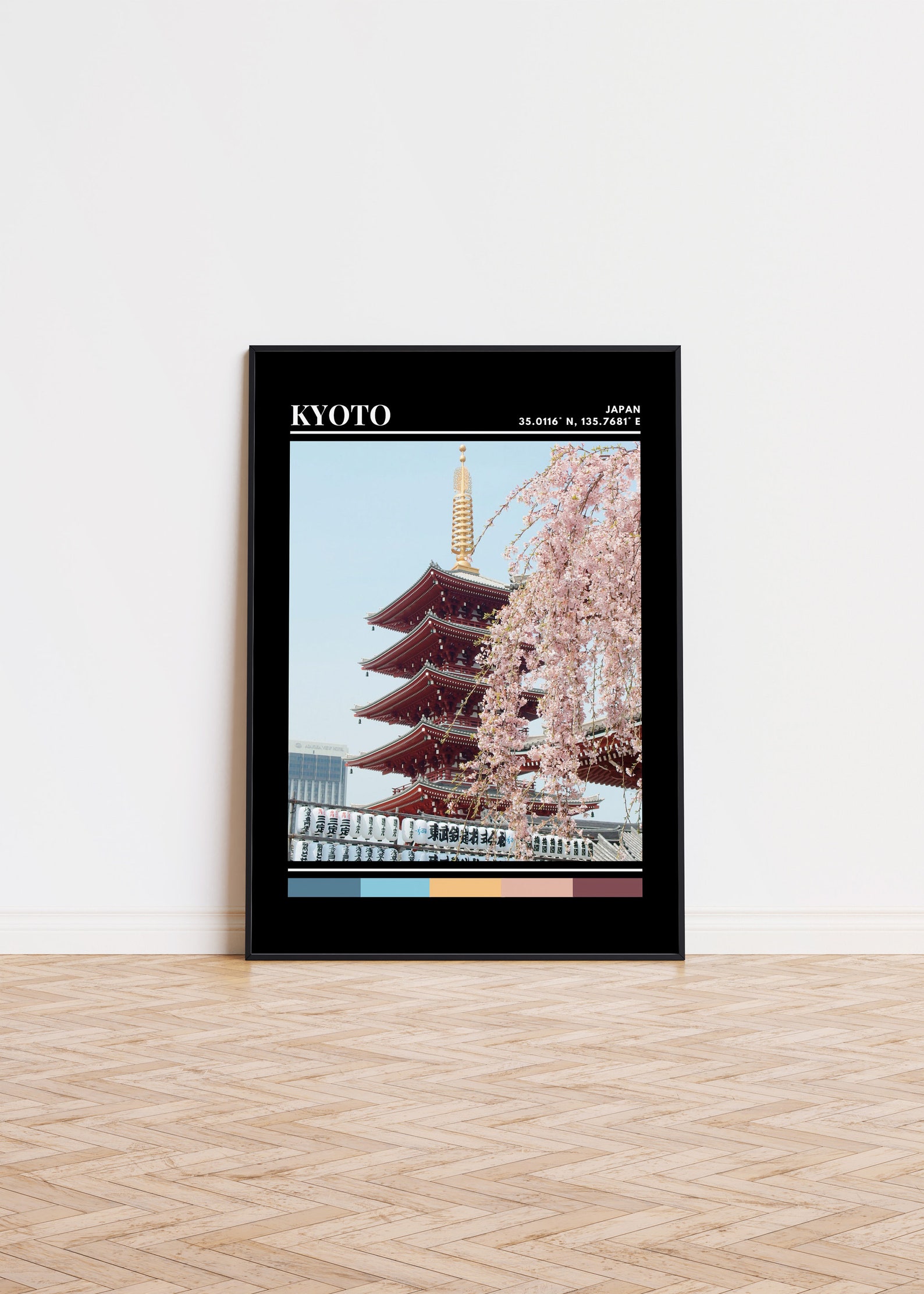 Kyoto Poster, Kyoto Print, Kyoto Art, Kyoto Travel Poster, Kyoto Wall ...