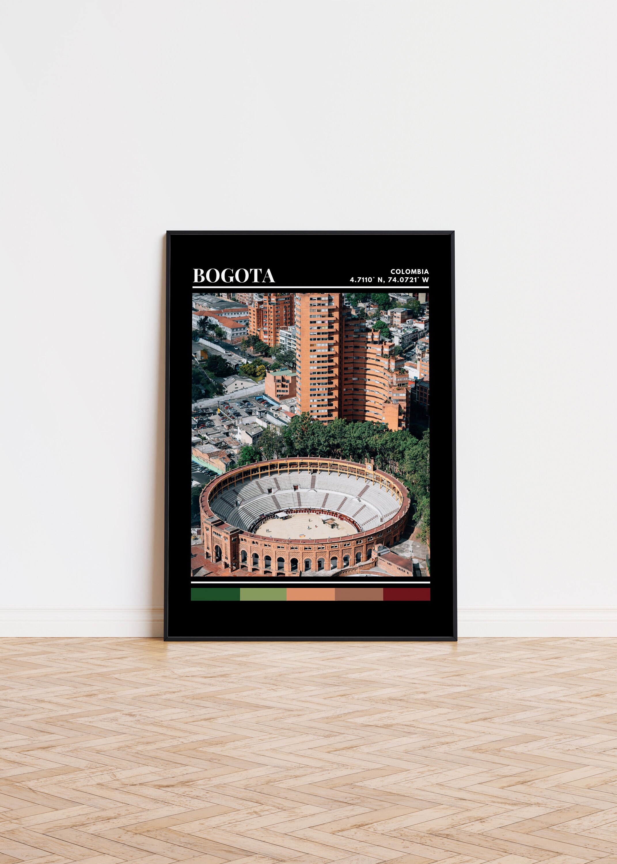 Bogota Poster, Bogota Print, Bogota Art, Bogota Travel Poster, Bogota ...