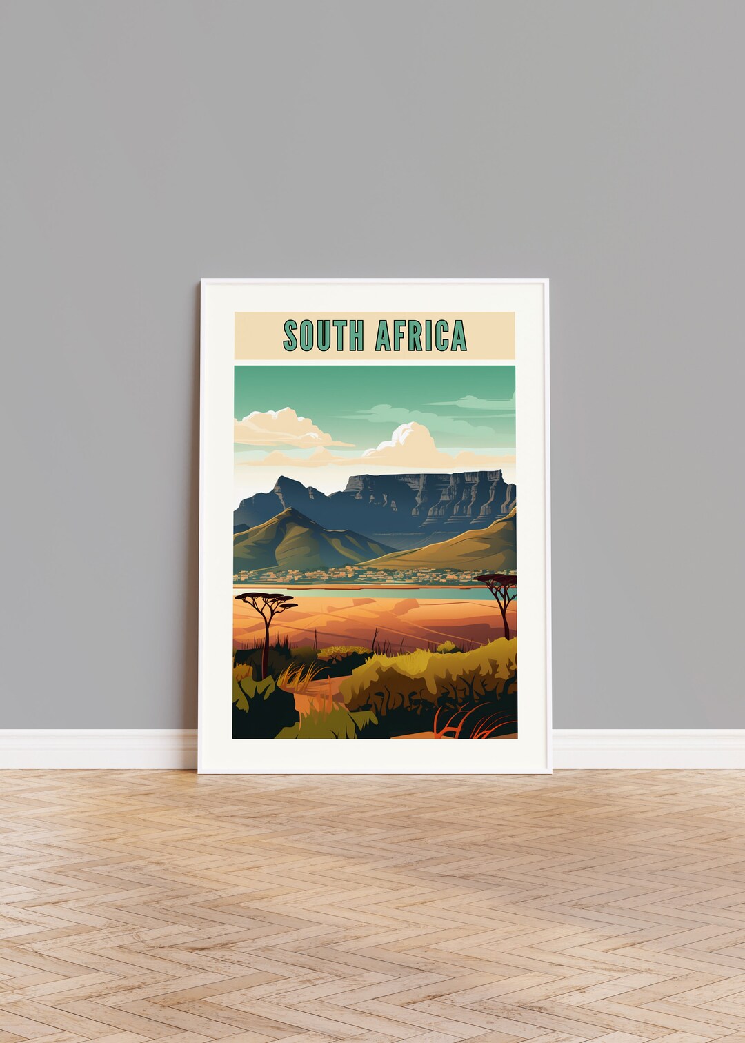 South Africa Travel Poster, South Africa Print, South Africa Wall Art ...