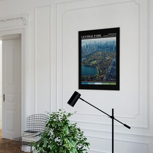 Central Park Poster, Central Park Print, Central Park Art, Central Park ...