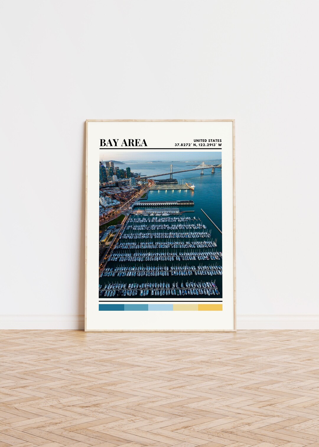 Bay Area Poster, Bay Area Print, Bay Area Art, Bay Area Travel Poster ...