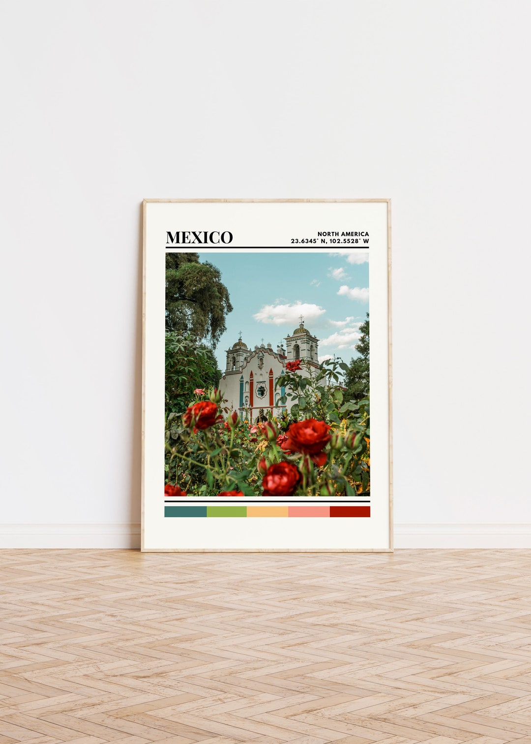 Mexico Poster, Mexico Print, Mexico Art, Mexico Travel Poster, Mexico ...