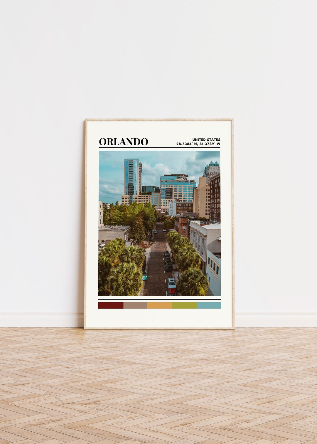 Orlando Poster, Orlando Print, Orlando Art, Orlando Travel Poster ...