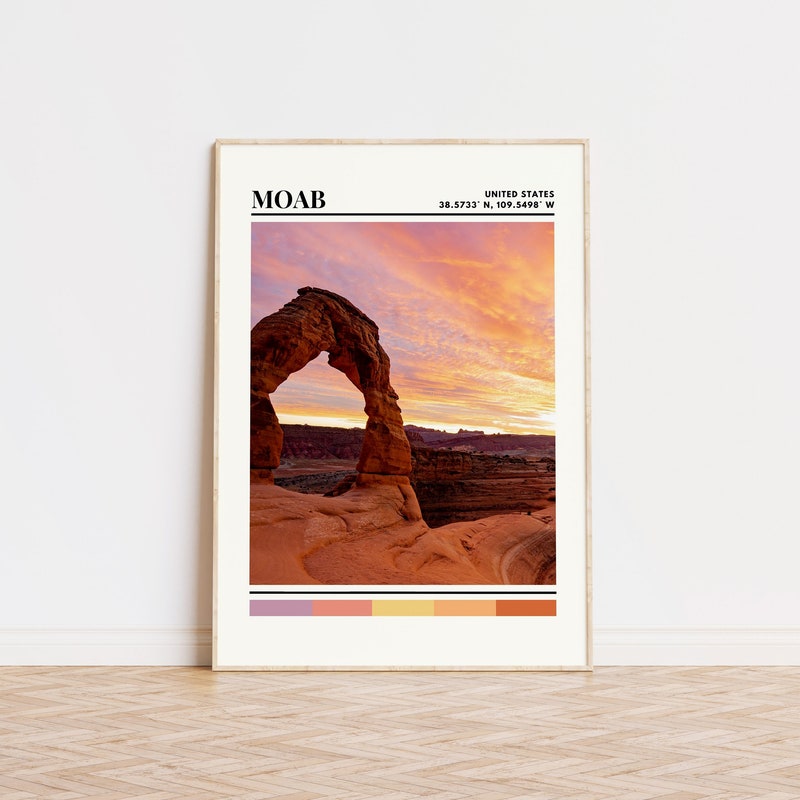 Moab Poster - Etsy