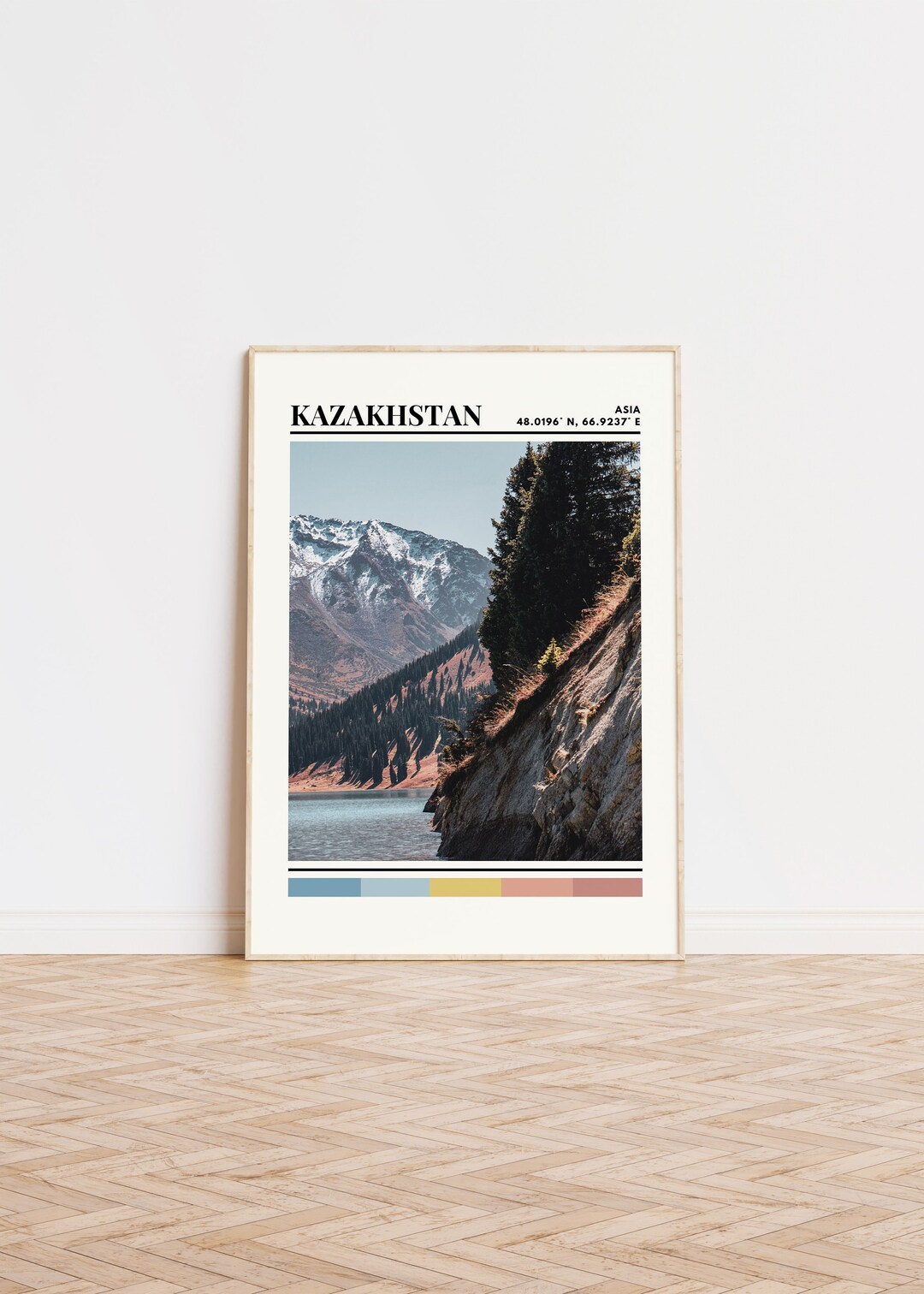 Kazakhstan Poster, Kazakhstan Print, Kazakhstan Art, Kazakhstan Travel ...