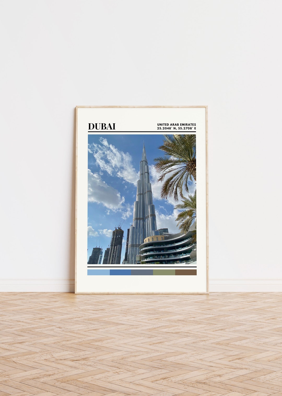 Dubai Poster, Dubai Print, Dubai Art, Dubai Travel Poster, Dubai Wall ...