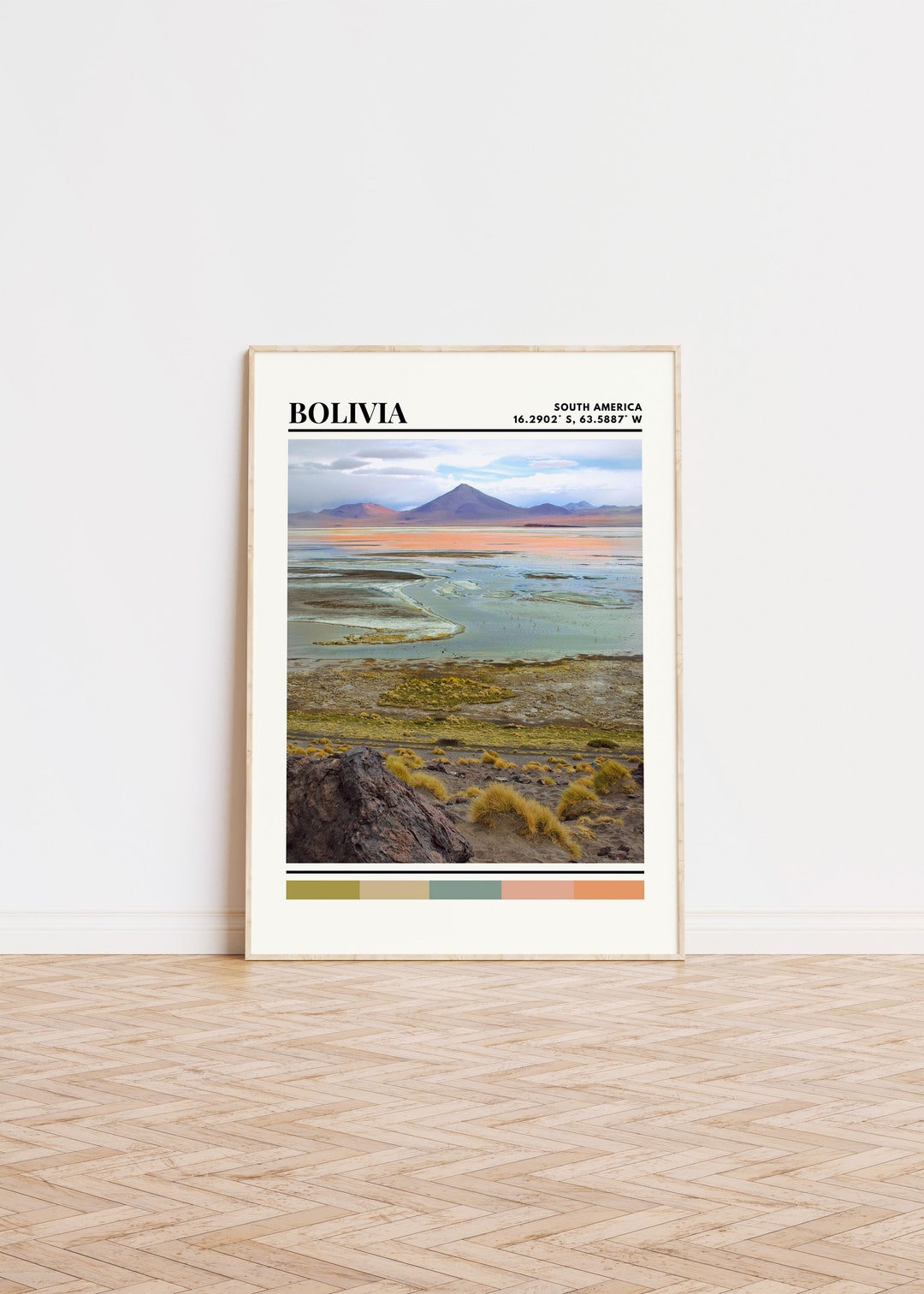 Bolivia Poster, Bolivia Print, Bolivia Art, Bolivia Travel Poster ...