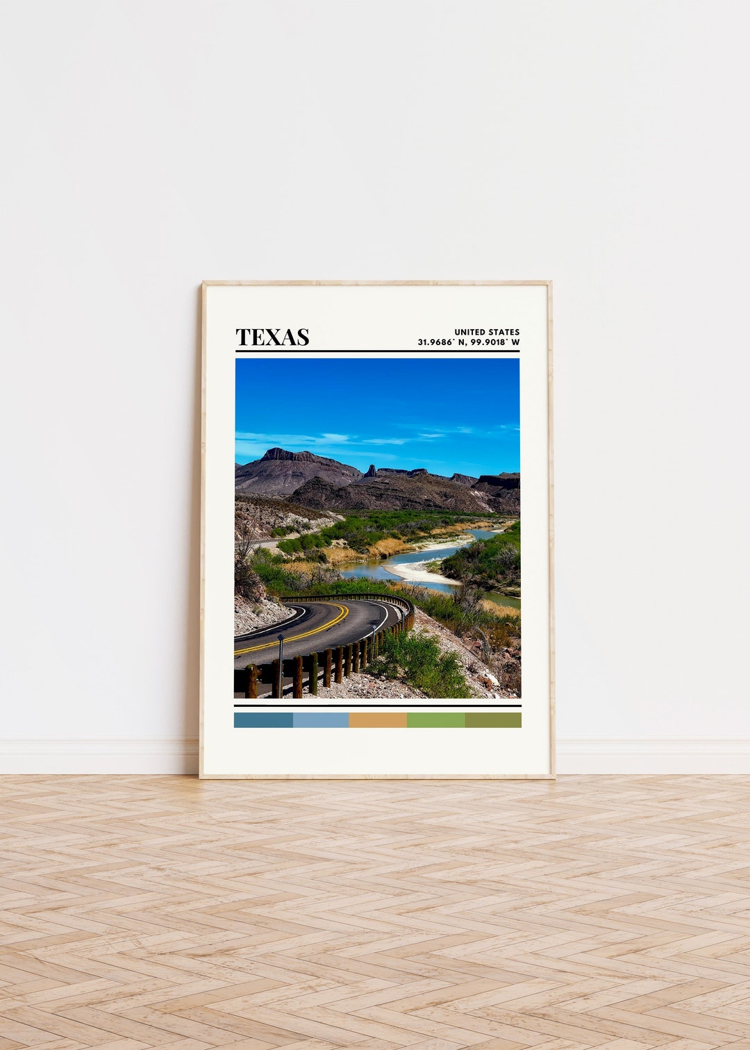 Texas Poster, Texas Print, Texas Art, Texas Travel Poster, Texas Wall ...