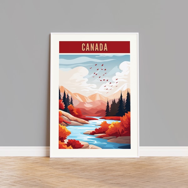 Canada Travel Poster - Etsy Canada