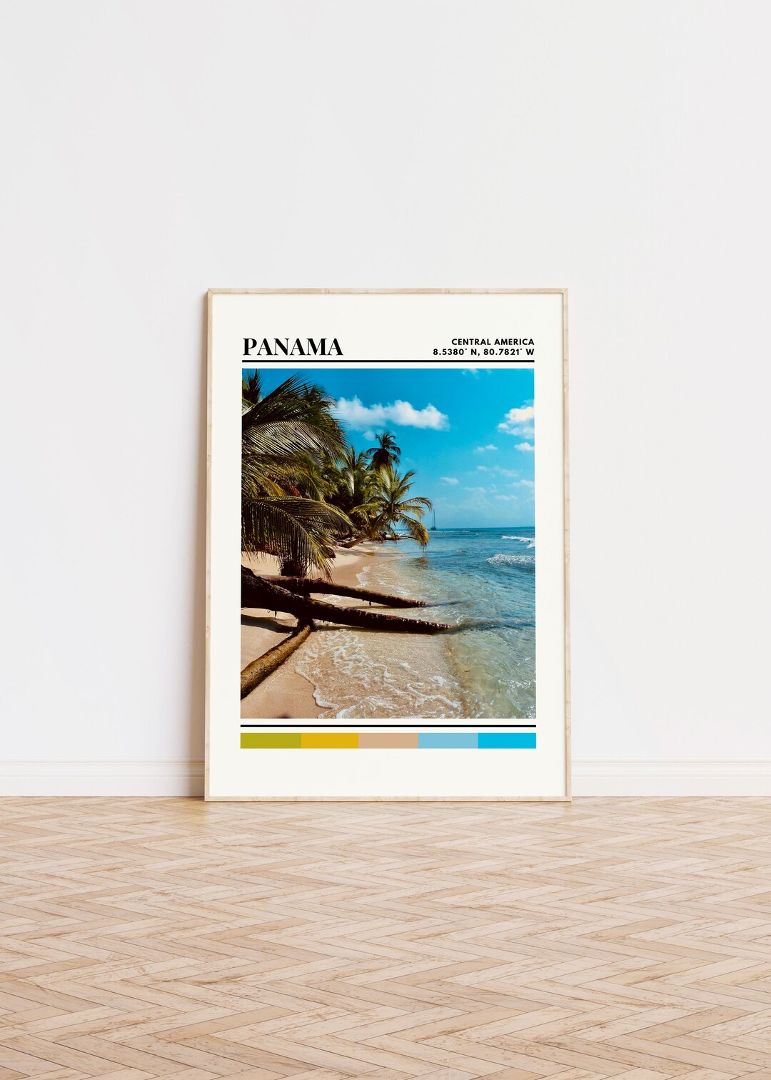 Cartel de Panamá, impresión de Panamá, arte de Panamá, cartel de viaje ...