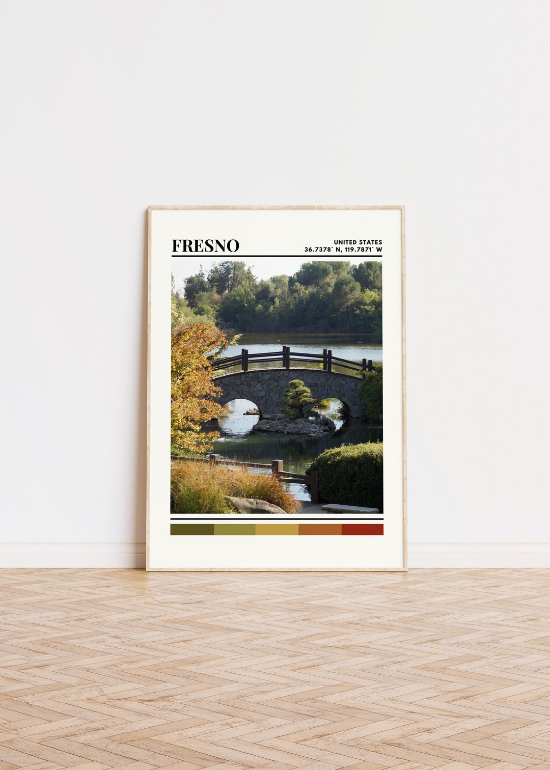 Fresno Poster, Fresno Print, Fresno Art, Fresno Travel Poster, Fresno ...