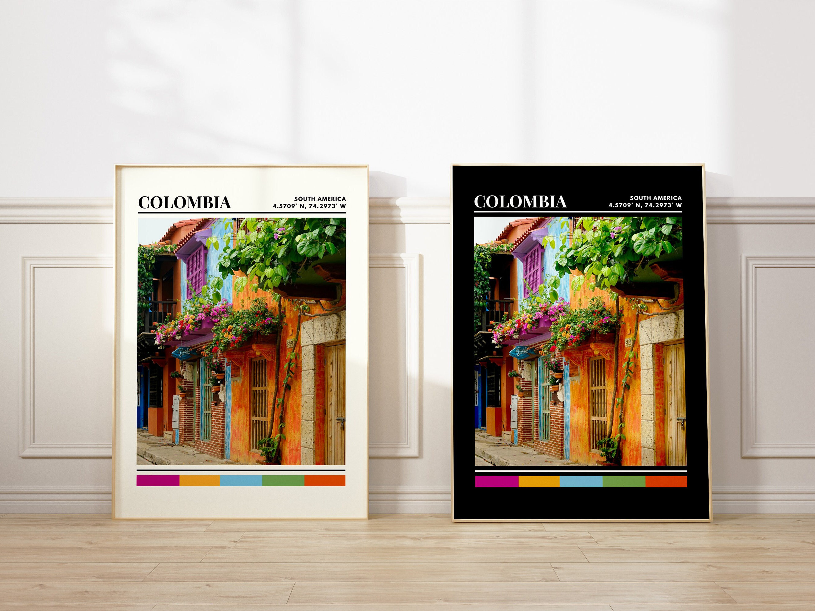 Colombia Poster, Colombia Print, Colombia Art, Colombia Travel Poster ...