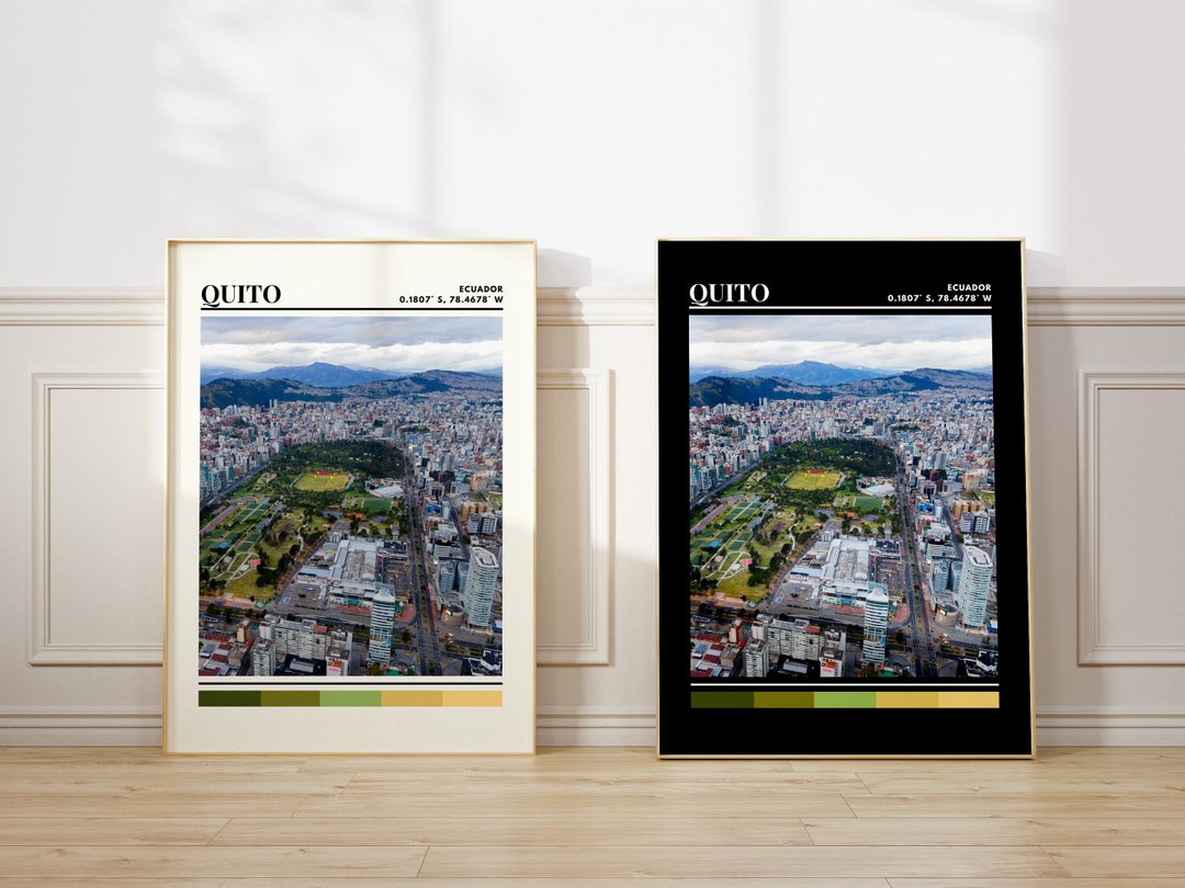 Quito Poster Quito Print Quito Art Quito Travel Poster - Etsy