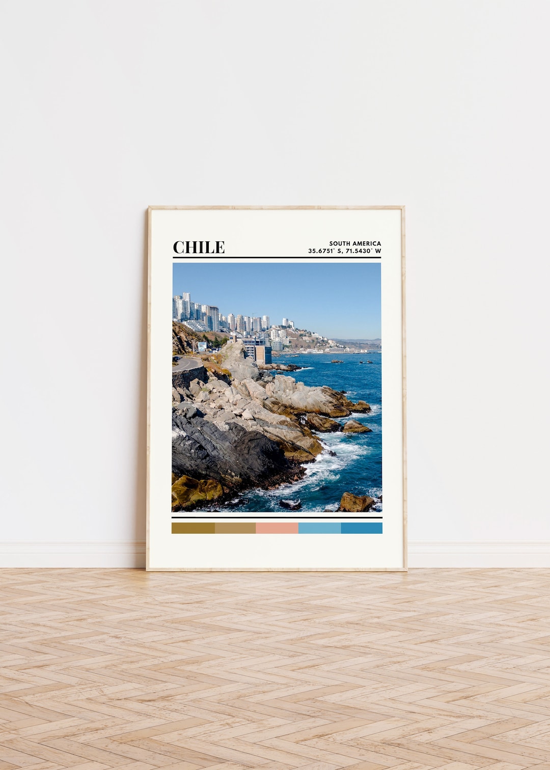 Chile Poster, Chile Print, Chile Art, Chile Travel Poster, Chile Wall ...